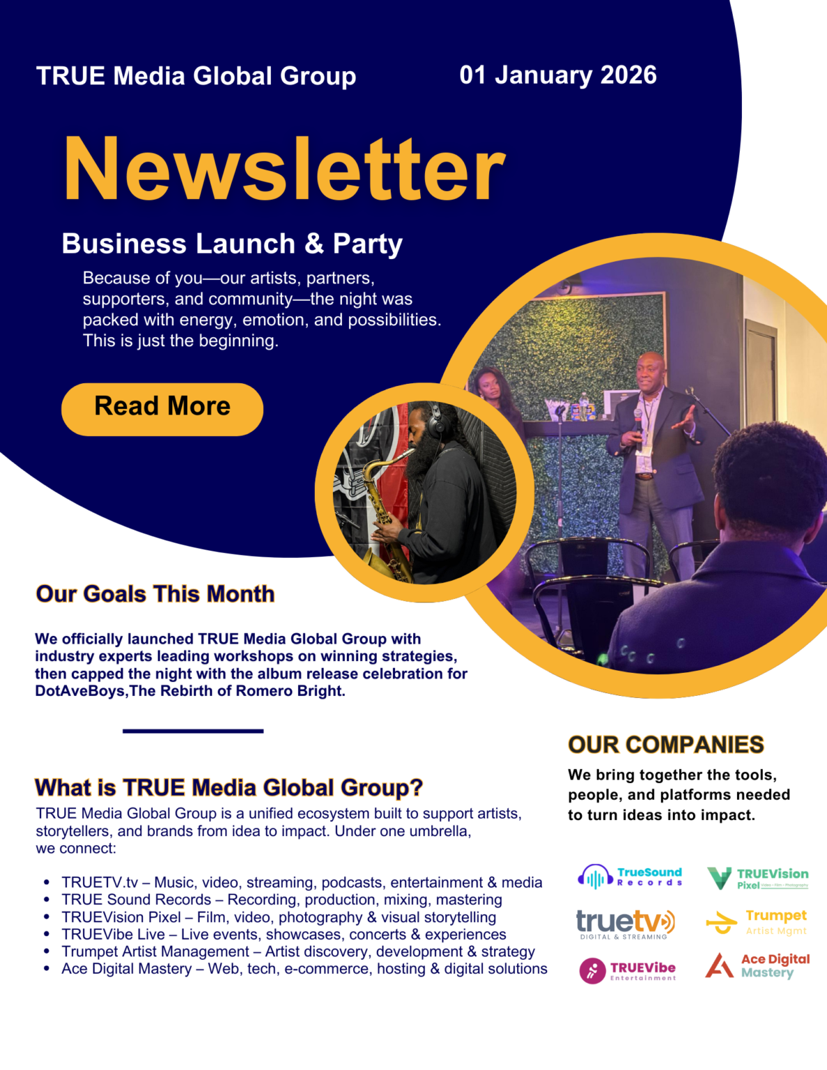 True Media Global Group – Creating Connections Inspiring Audiences